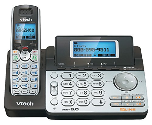 Vtech Ds6151 Two-Line Expandable Cordless Phone with Answering System