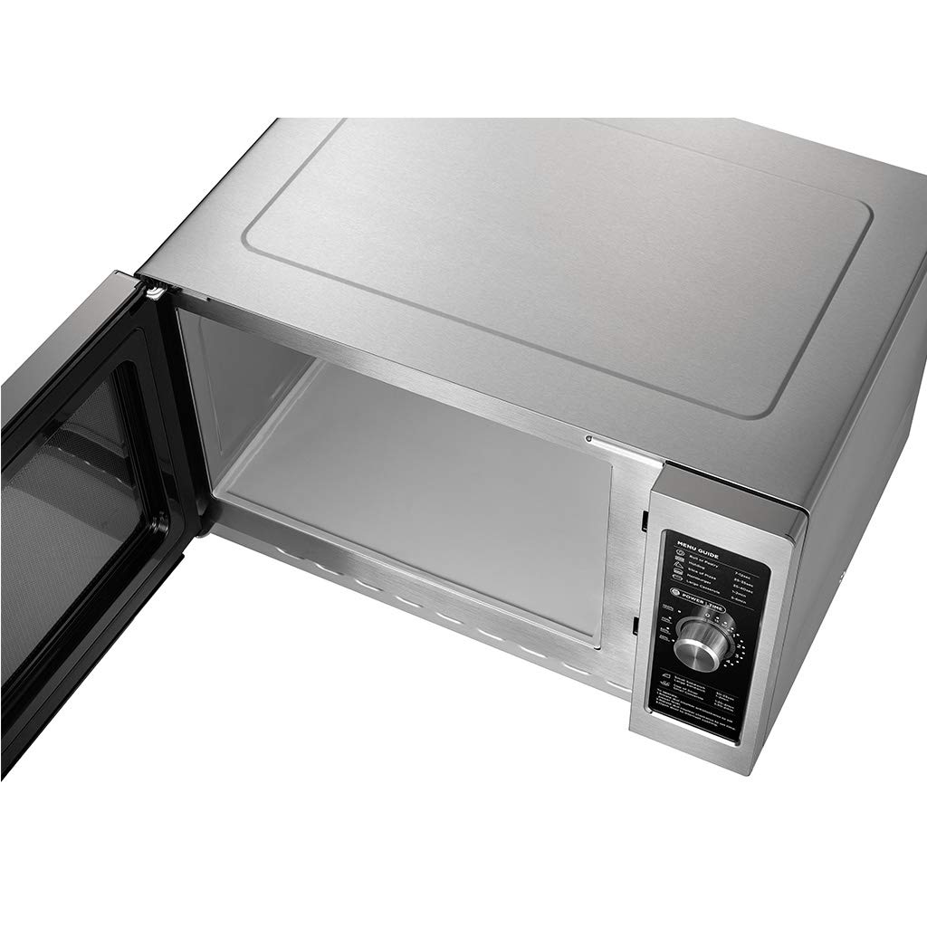 Midea Equipment 1434N0A Stainless Steel Countertop Commercial Microwave Oven, 1400W