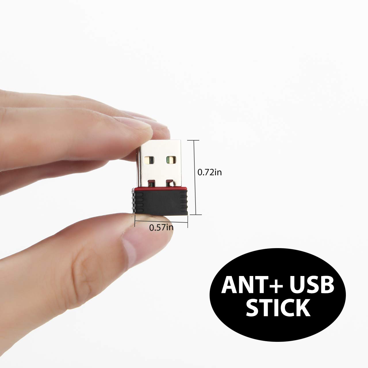 LIVL0V V5 USB ANT+ Dongle for Garmin Fitness Devices, USB ANT Stick Compatible with Zwift TrainerRoad Wahoo Cycleops Trainer Rouvy TacX Sufferfest PerfPRO