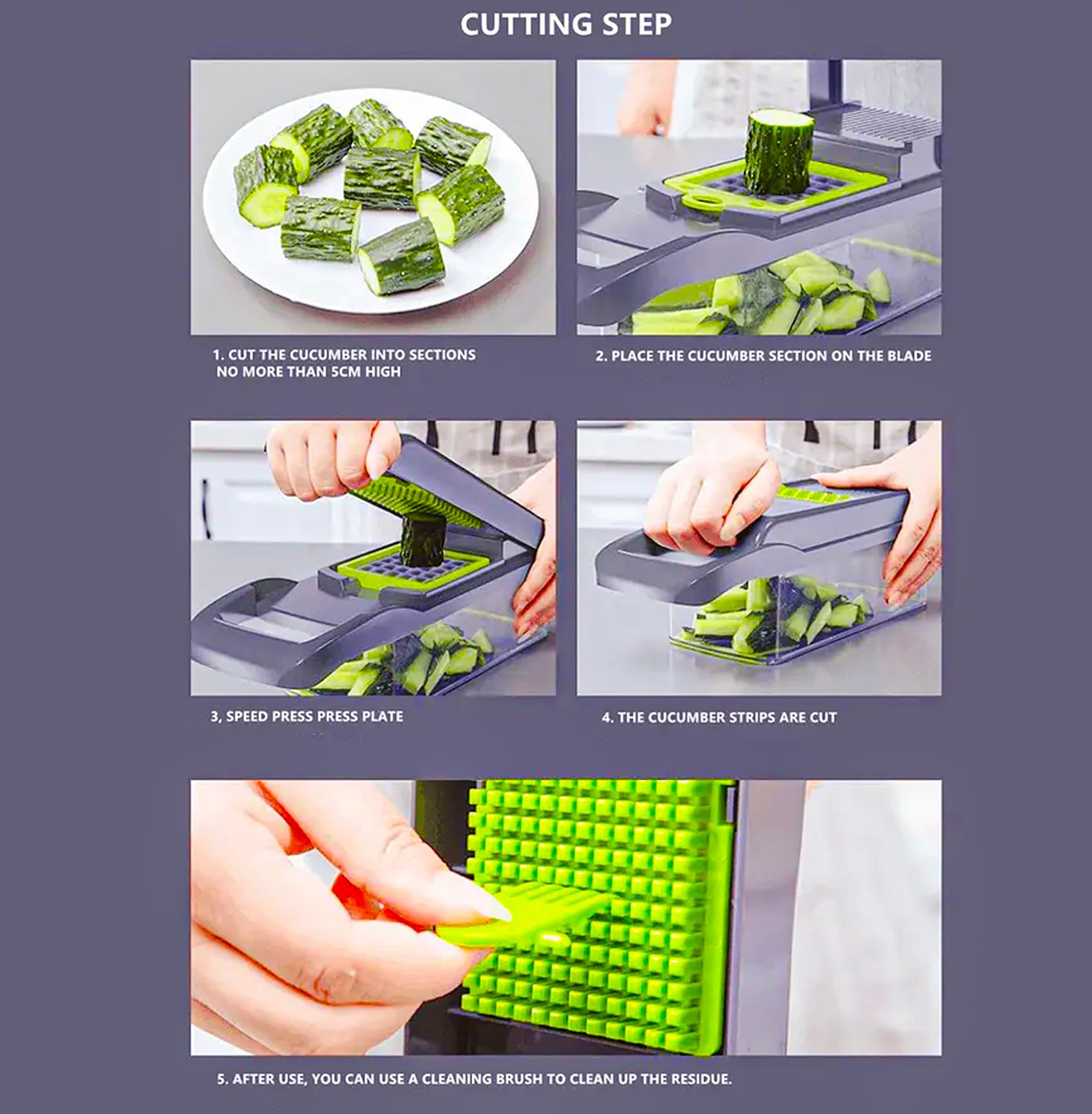 Kitchen gadget's chop wizard 15 in 1 Multi-functional Manual vegetable multi chopper slicer - food dicer slicer - fruit slicers- kitchen essentials - onion cutter slicer machine with container