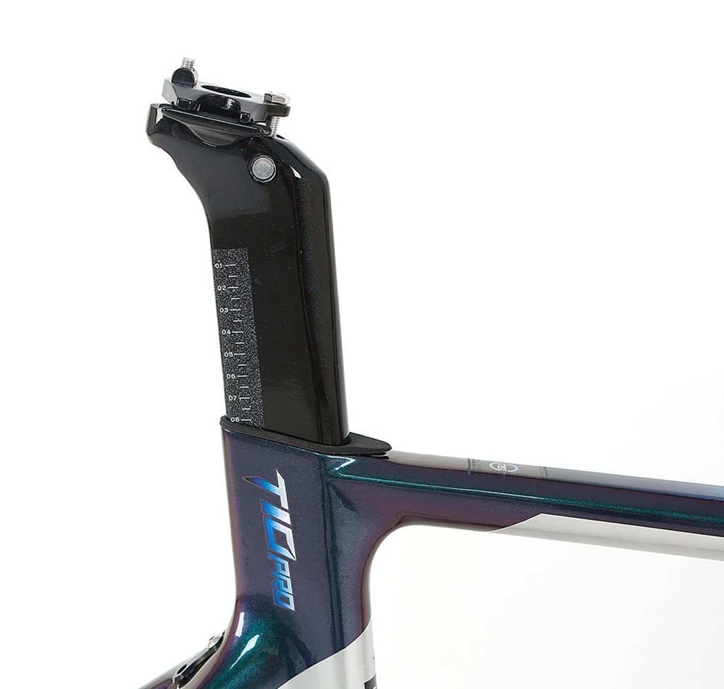 OKUOKA Bike Front Suspension Bike Frames Disc Brake Road Frame 700C Wheel Diameter with Fork + seat Tube Bicycle Accessories Multiple Size (Size : 50cm)
