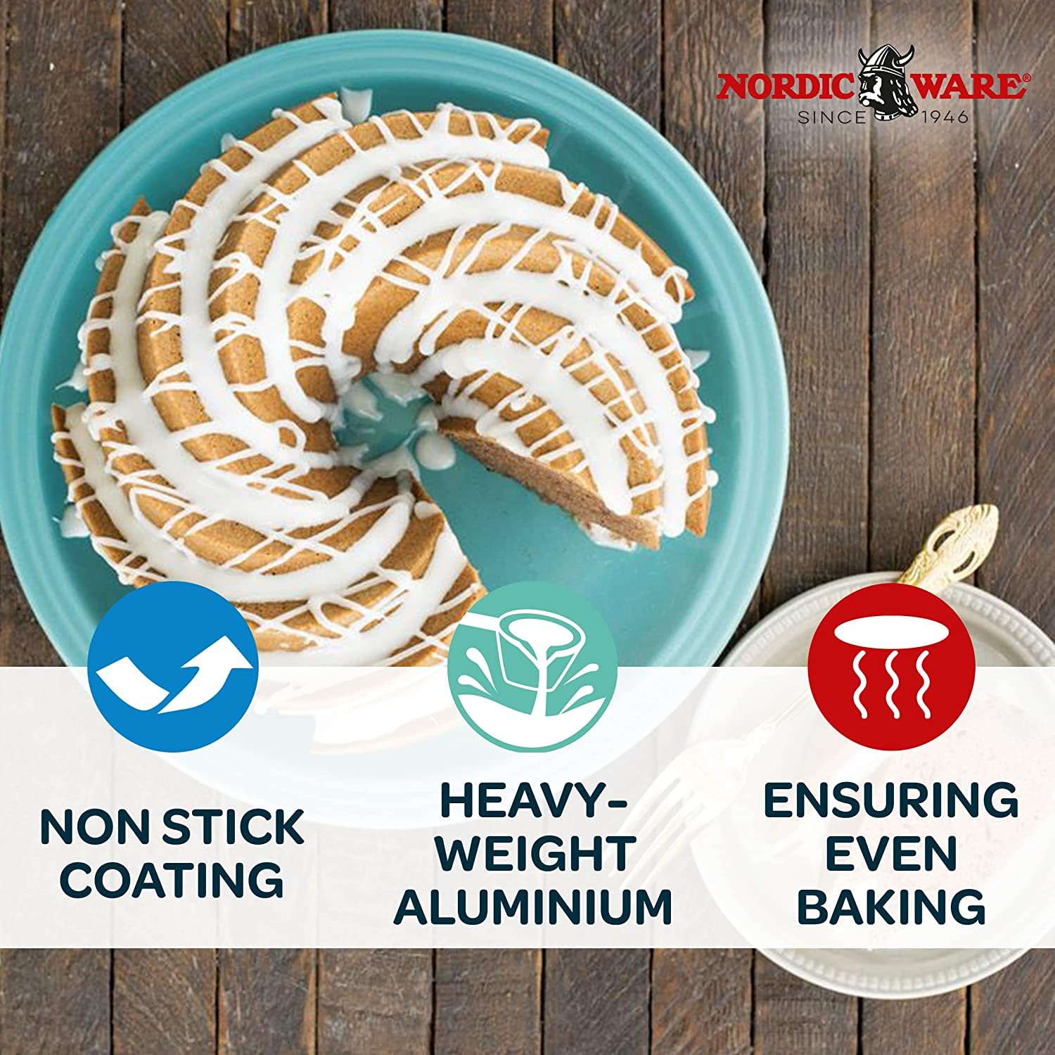 Nordic Ware Platinum Collection Heritage Bundt Pan