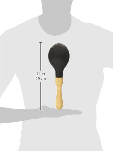 Latin Percussion LP281R Refillable Maracas, Black