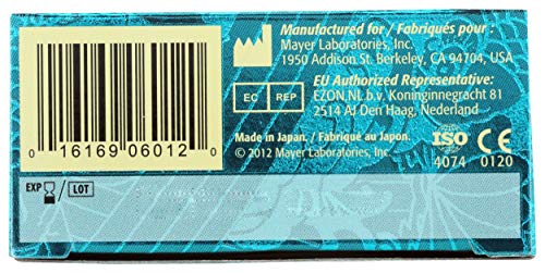 Kimono Microthin Plus - Premium Lubricated Natural Latex Condoms, Ultra Thin with Extra Moisture and AquaLube, Vegan-Friendly, No Latex Odor - Enhanced Sensitivity - Pack of 12