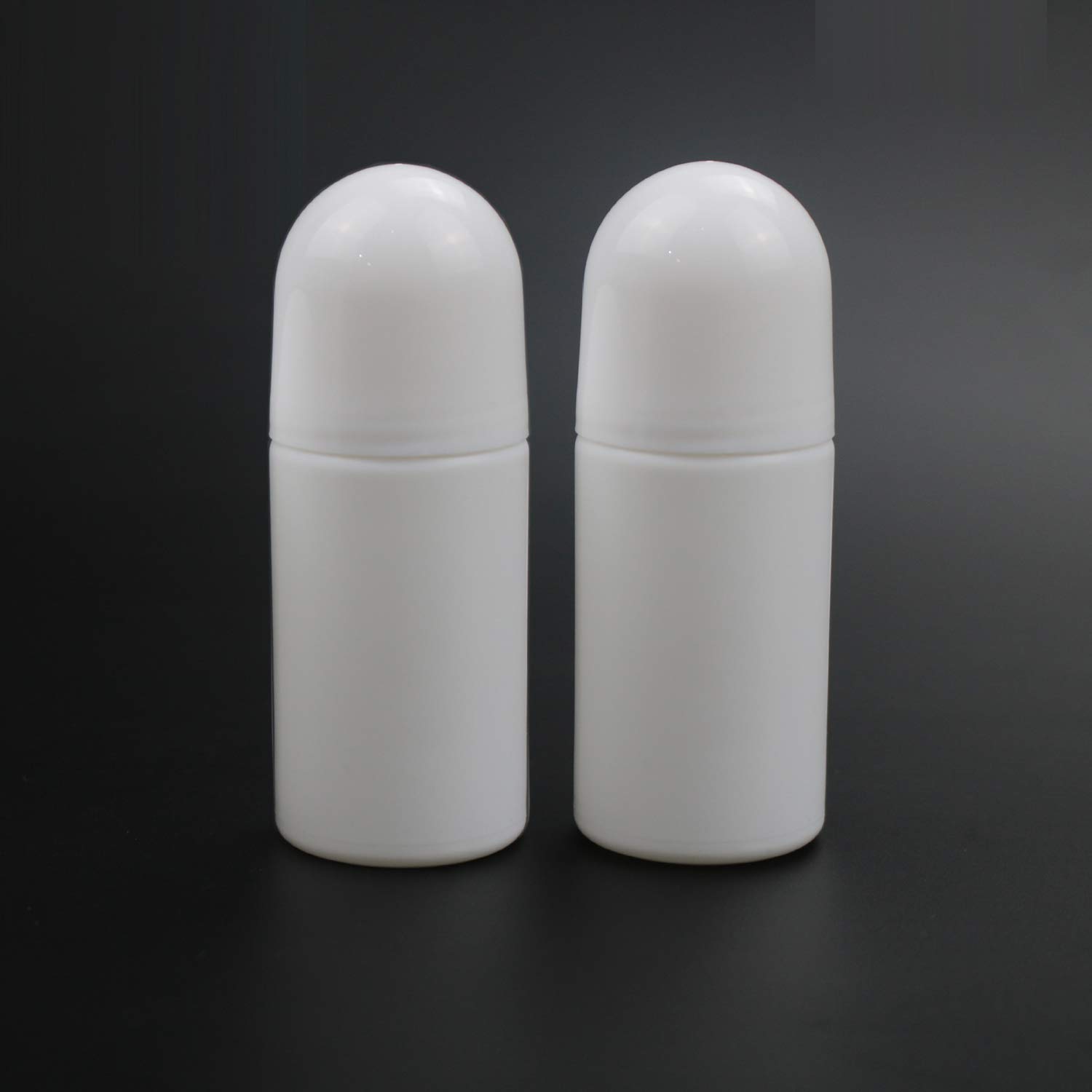 lasenersm 3 Pieces 1.69oz /50ml Empty Refillable Roll On Bottles Plastic Roller Bottle Plastic Rollerball Bottles Reusable Leak-Proof DIY Deodorant Containers for Essential Oil Perfumes Balms