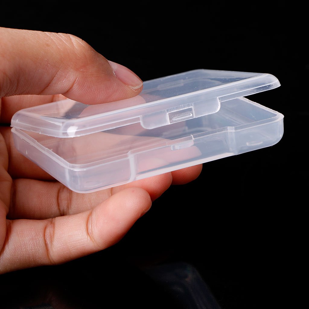 ljhnba Rectangular Plastic Transparent Storage Box Collection Container Organizer Storage Box Bottle Basket Rack Tank Airtight Glass Dispenser