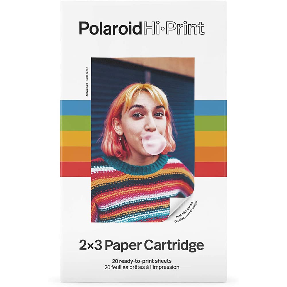 Polaroid Originals PRD6089 Hi-Print Photo Paper 2x3 Paper Cartridge 40 Sheets