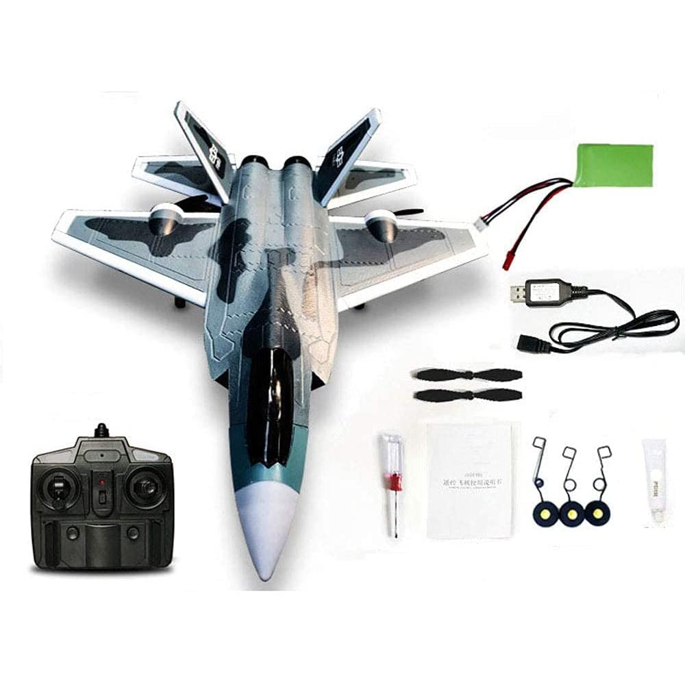 SREJNGL 65CM Large Fixed-Wing RC Airplane Model RC Aircraft 2.4Ghz Gliding Wireless Remote Control Plane Fall Resistant Foam Airplane Easy to Fly for Beginner Childrens Toy Gift