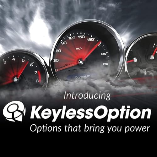 KeylessOption Just The Case Keyless Entry Remote Head Key Combo Fob Shell