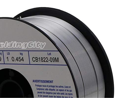 WeldingCity 5 Rolls of ER4043 Aluminum MIG Welding Wire 1-Lb Spool 0.035" (0.9mm) | Pack of 5