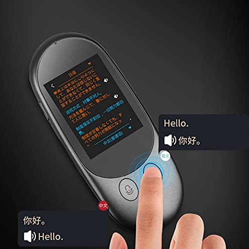 LMMDDP Smart Voice Translator Device 40 Languages 2.4 Inch Touchscreen Rechargeable F1A with Camera (Color : D)