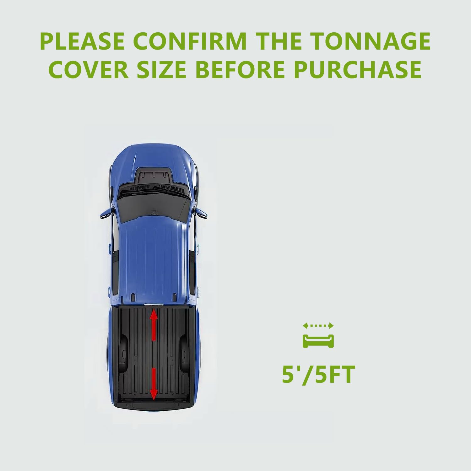 Lotyjonkk Hard Tri-Fold Truck Bed Tonneau Cover Compatible with 2016-2023 Toyota Tacoma SR5 Access cab 5'/60.5" Bed(Excludes Trail Special Edition Storage Boxes) YG103