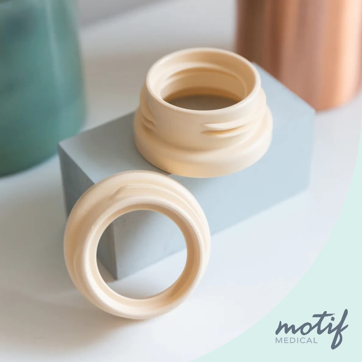 Motif Medical, Narrow Neck Breast Pump Bottle Converter, Suitable for Motif, Spectra, Ameda
