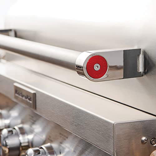 KitchenAid 740-0780 4-Burner Stainless Steel Built-In 61,000 BTU Propane Gas Island Grill w/ Rotisserie Burner