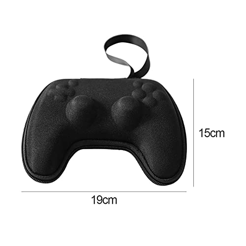 sikiwind 4PCS Carrying Travel Storage Case for PS5 Controller, Shockproof EVA Controller Bag PS5 Carrying Case for Play Station 5 PS5 Gamepad Protective Case