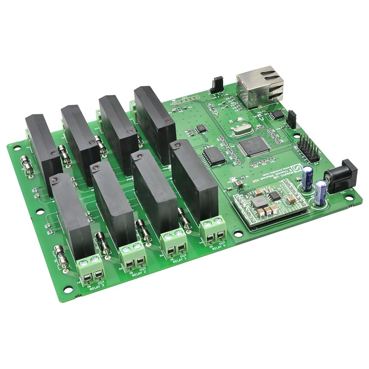 NUMATO LAB 8 Channel Ethernet Solid State Relay Module- (AC Relay)