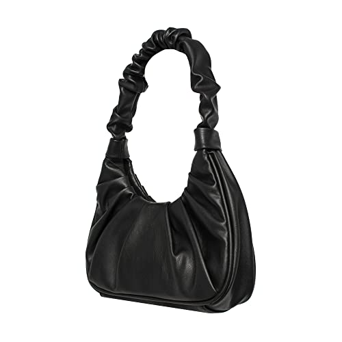 OLIVIA & KATE Ladies Black Small Vegan Leather Vintage Handbag