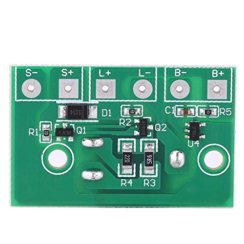 Solar Lamp Controller, Solar Power Charging Module 3.7V Lithium Battery Control Circuit Board with ON/Off Light Control Switch