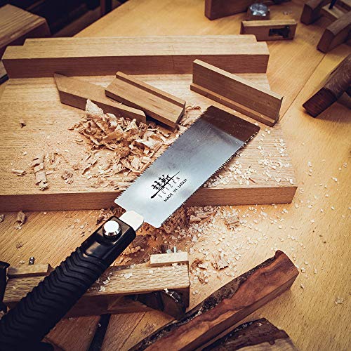 SUIZAN Japanese Pull Saw Hand Saw 7 Inch Ryoba Double Edge for Woodworking Tools Gifts