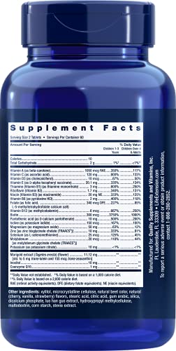 Life Extension Children's Formula Mix Berry-Flavored, Kid-Friendly Chewable Multivitamin β Gluten-Free, Non-GMO β 120 Chewable Tablets