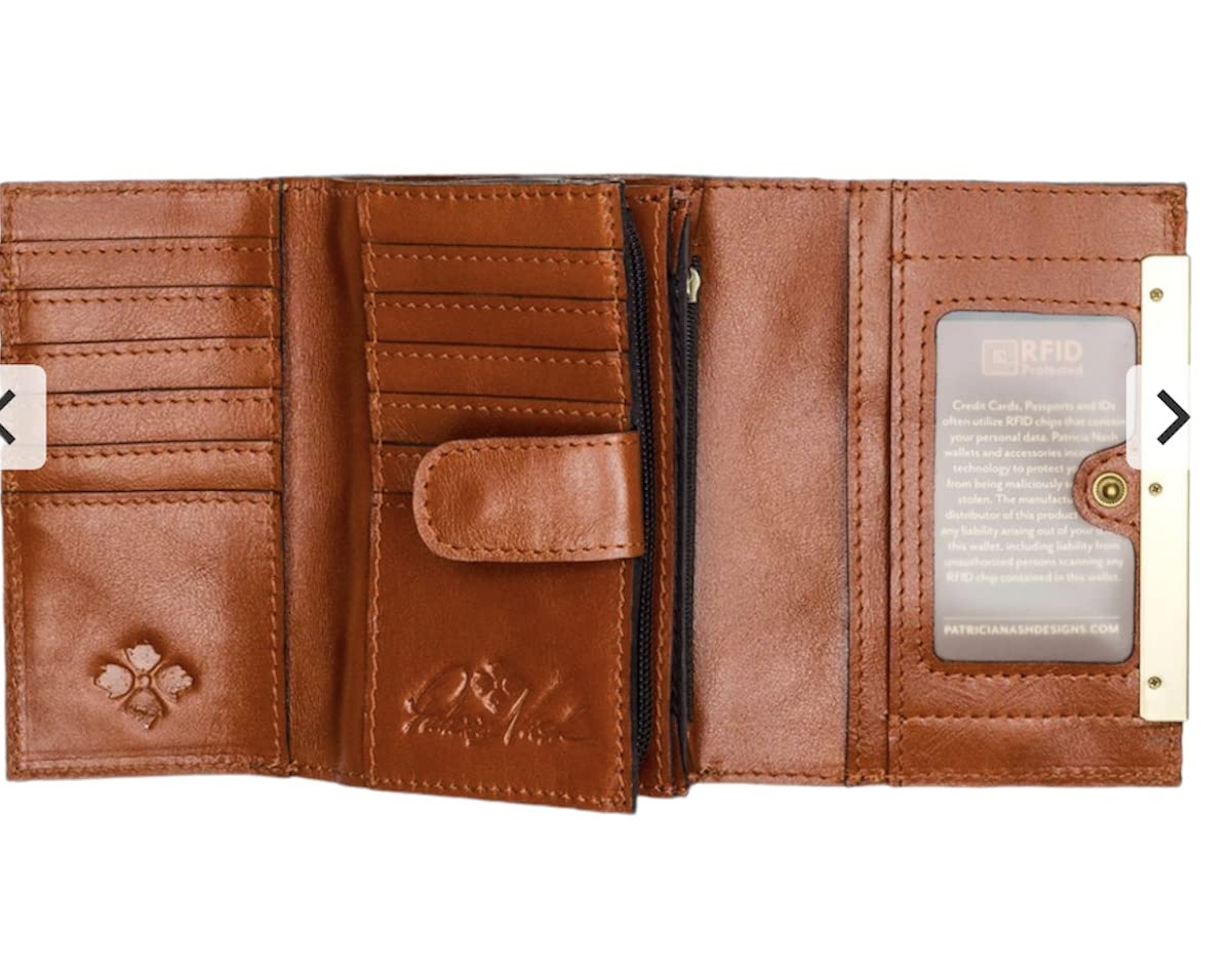 Patricia Nash Cametti Papaya Wallet