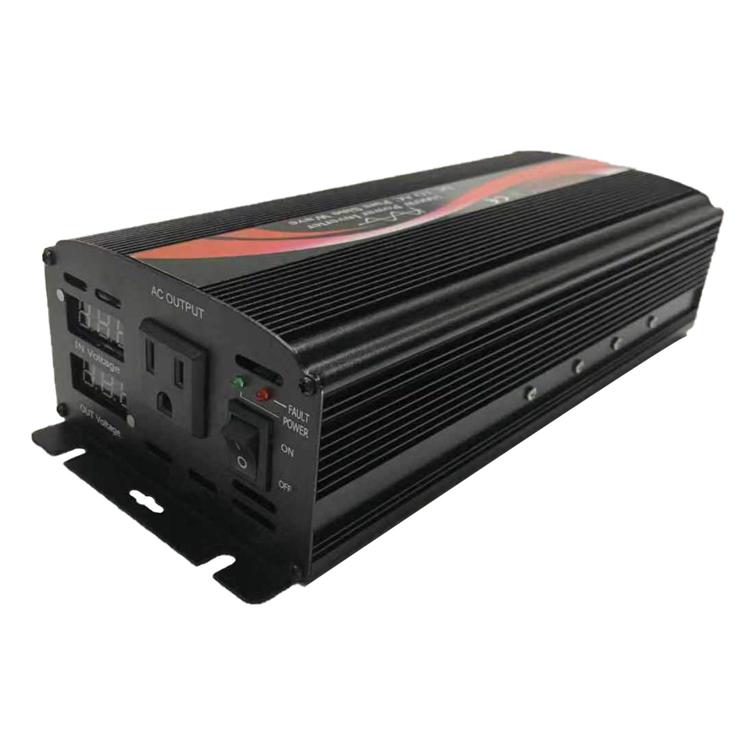 KRXNY 1000W Watt Pure Sine Wave Car Power Inverter Converter 12V DC to 110V 120V AC 60HZ with LED Display