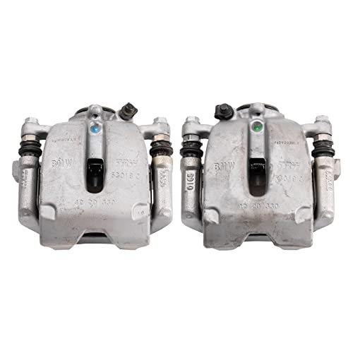 TRQ Rear Brake Caliper Set Compatible with 2018-2022 BMW X3 2019-2022 X4