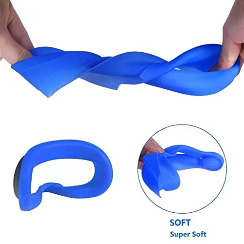Oculus Quest 2 Silicone Cover-Oculus Quest 2 VR Eye Pad,Oculus Quest 2 Accessory Face Pad (Blue)