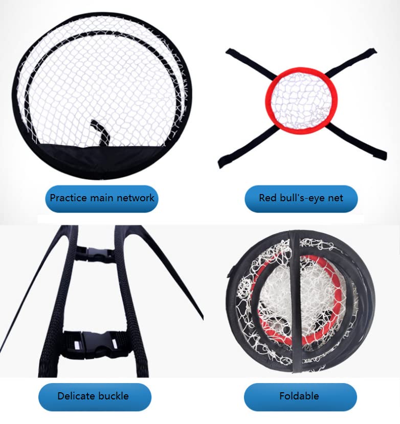Pop-up Golf Chipping Net,Swinging Rod Hitting Target,Pole Cutting Training Equipment for Outdoor Home Golf Practice