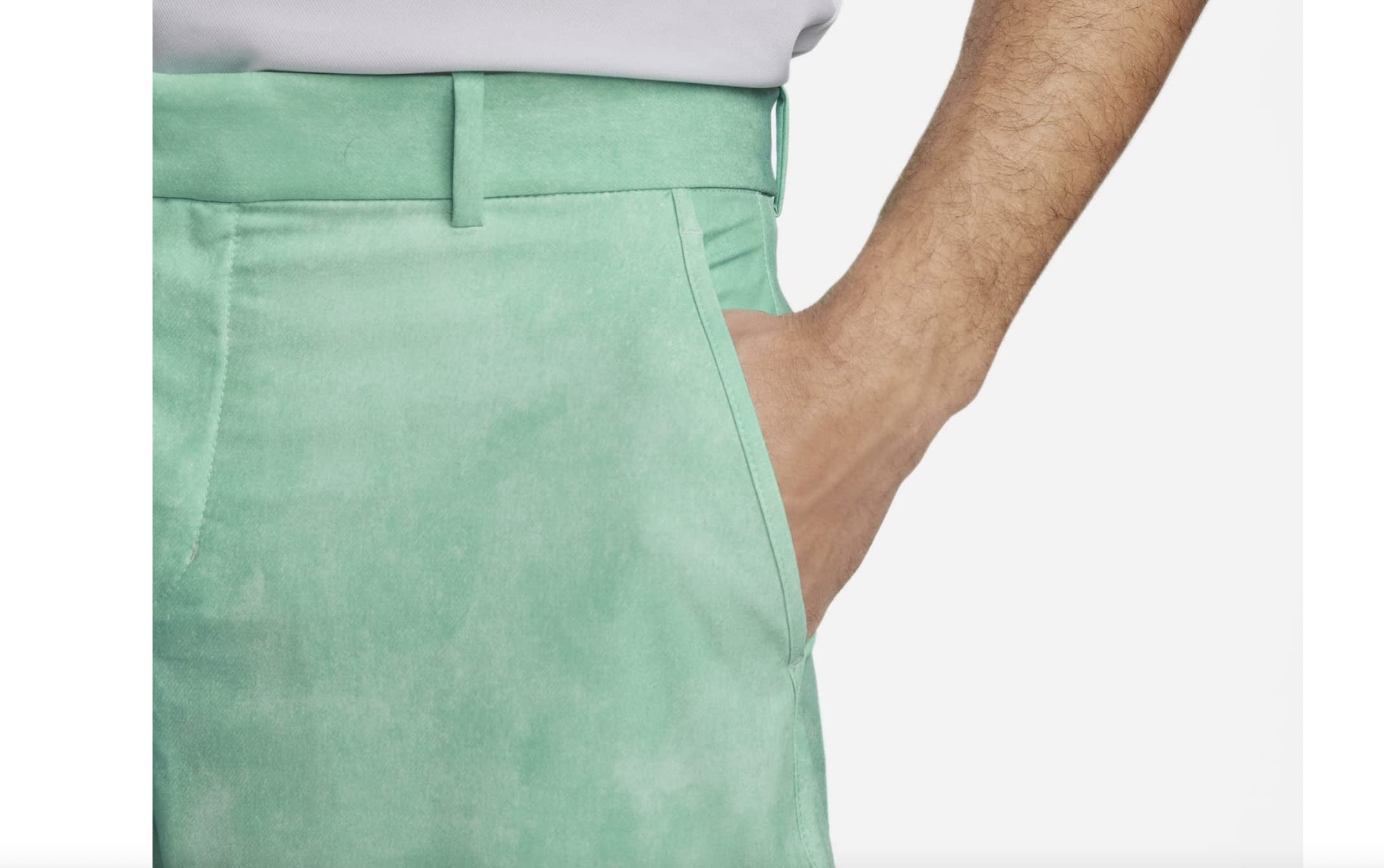Nike Dri-FIT DH1949-379 Mint Foam-Washed Teal Men's Hybrid Wash Golf Shorts 36