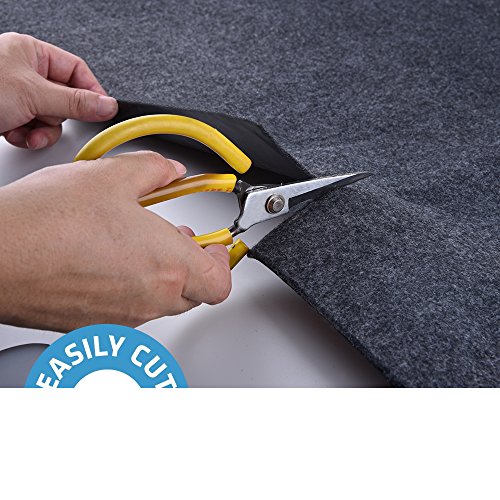 Under The Grill Mat, (36 x 48 inches) ,BBQ Grilling Gear Gas Electric Grill – Use This Absorbent Grill Pad Floor Mat to Protect Decks Patios from Grease Splatter and Other Messes