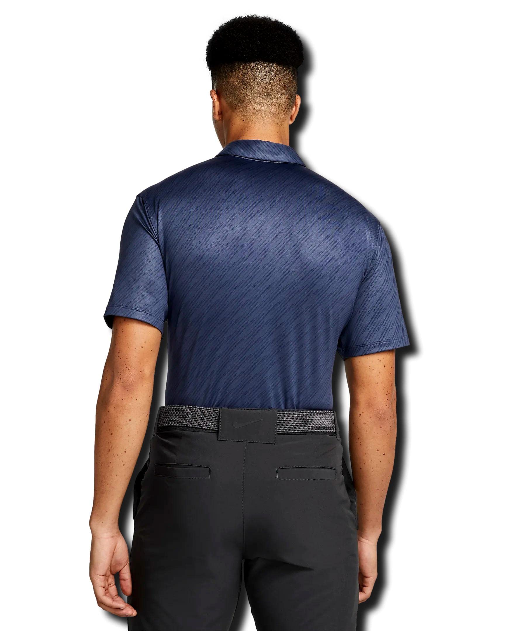 Nike Dri-FIT Vapor Men's Striped Golf Polo, Thunder Blue/Black (as1, Alpha, l, Regular, Regular)