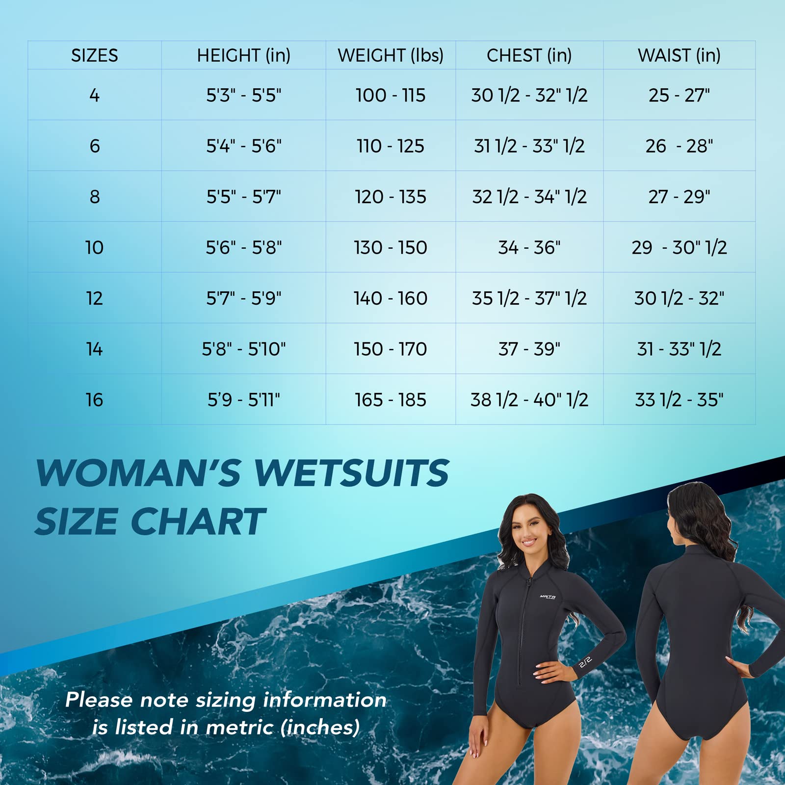 MWTA Wetsuit Women Shorty 2.0mm Neoprene Front Zipper for UV Protection Surfing Diving Snorkeling Kayaking BLK Size 8