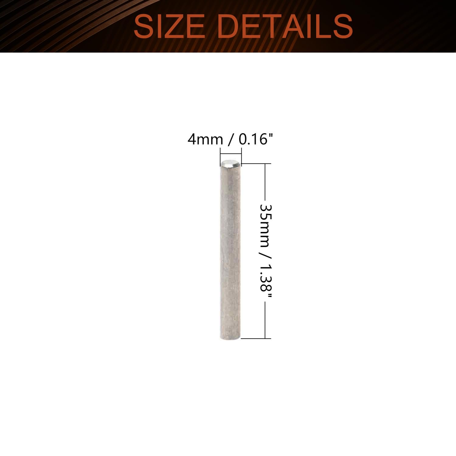MroMax 10Pcs Dowel Pin, M4 x 35mm 304 Stainless Steel Cylindrical Dowel Pins, Shelf Support Pegs for Metal Devices, Furniture Installation and Wood Bunk Bed