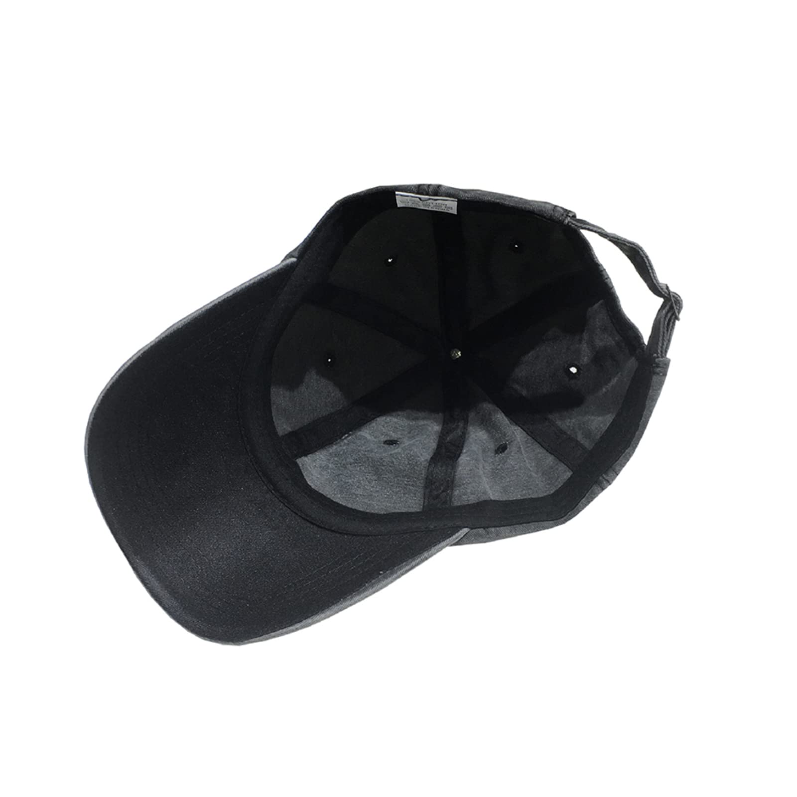 Men or Women Black Hat Plain Baseball Cap Adjustable Fitted Suitable for Exercise Like Fishing Running Golf Mission Cooling Down