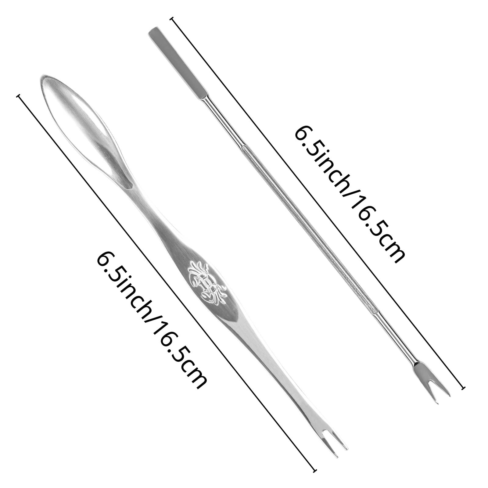 Seafood Forks, walnut fork, 20 Pieces Stainless Steel Seafood Tools Seafood Forks Crab Forks Fruit Forks Seafood Picks, Silver