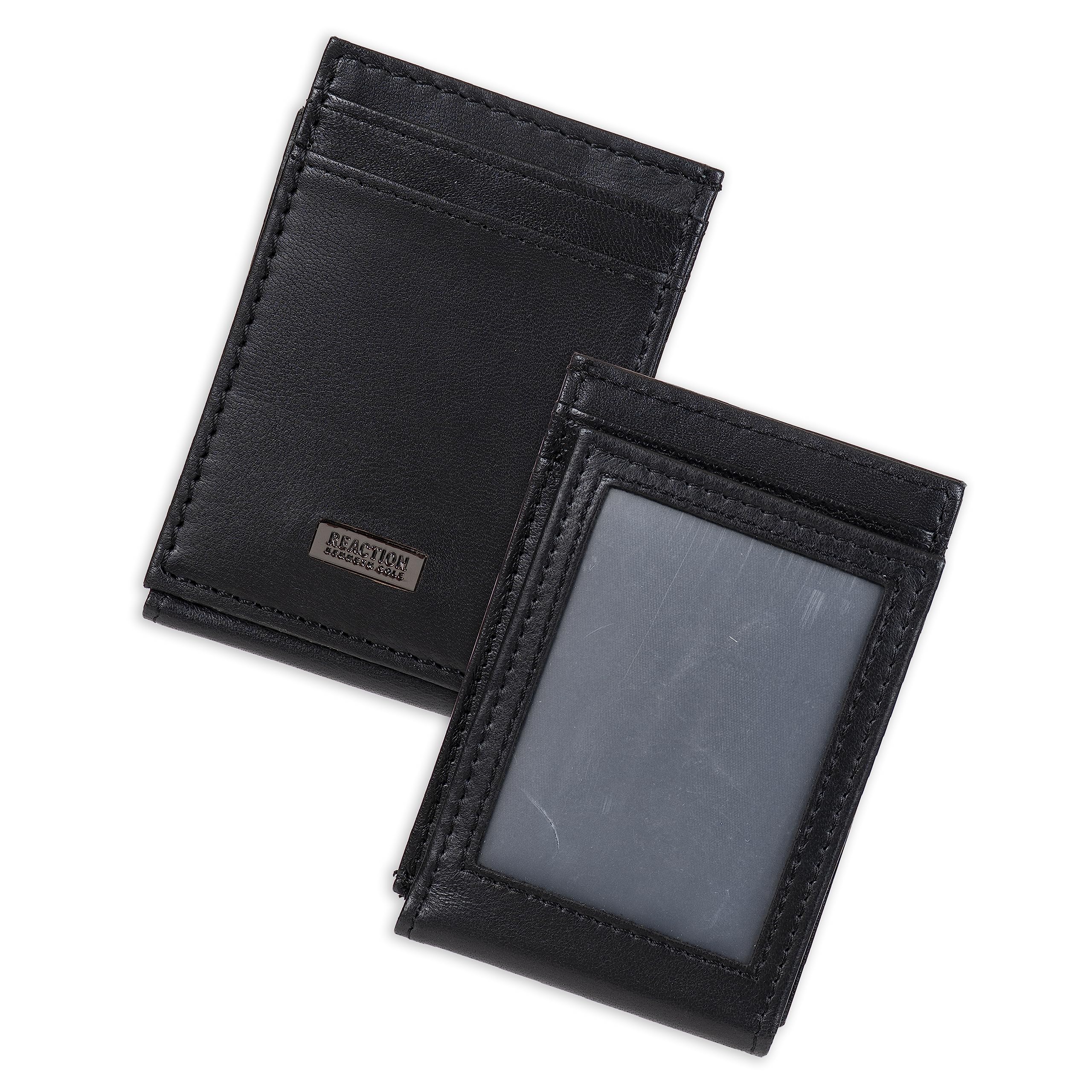 Kenneth Cole REACTION Men's RFID Front Pocket Wallet, Grey Nolita, One Size
