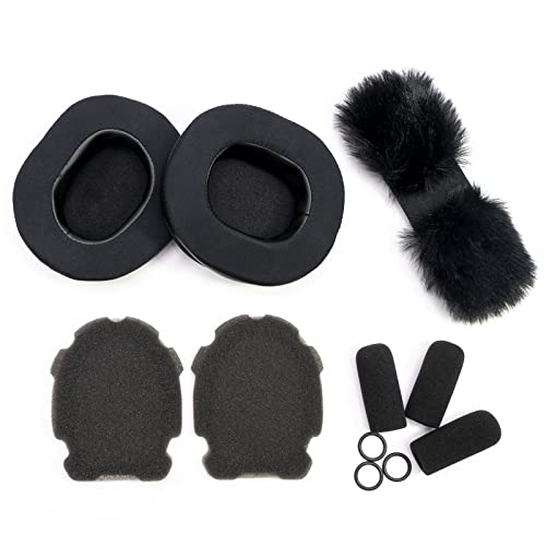 Voarmaks Cooling Gel Refresh Kit Compatible with Bose A20 A10 Aviation Headsets Featuring Cool Gel Material Slow Rebound Memory Foam,3 Durable Mic Foam Cover,Headband Cushion Pads