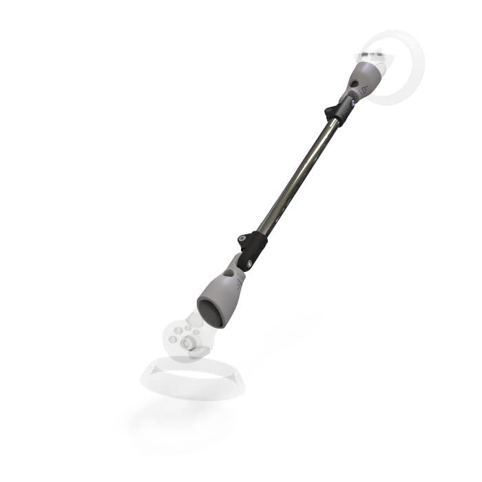 PROTUBEVR ProSaber Double Sword for BeatSaber and Melee Games in VR for HP Reverb G2 Headset in Chrome and Grey