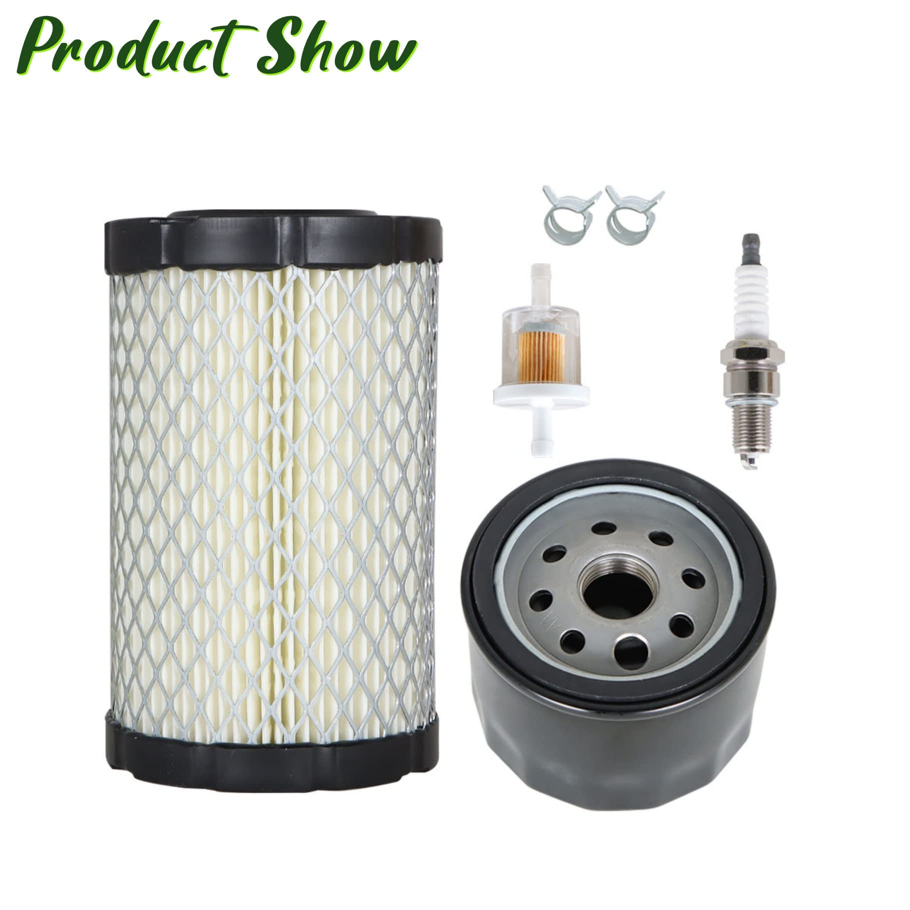 Timunr 793685 793569 Air Filter Replacement for GY21055 31L777 331707 33M677 Fuel Filter Replacement for Briggs Stratton 493629 691035