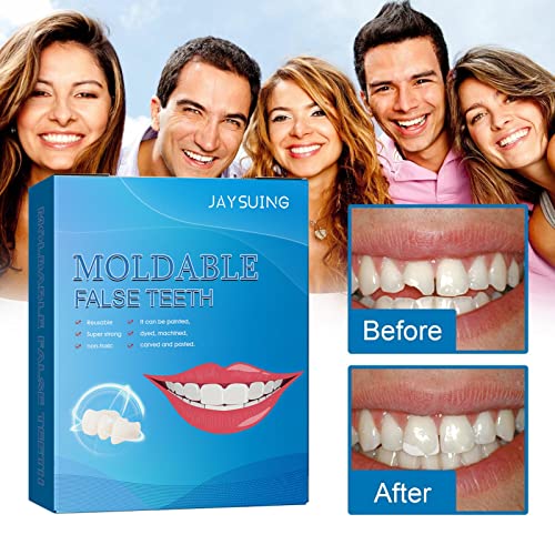 Teeth Covers for Broken Tooth Plastic Teeth Glue Makeup Dentures Modified Temporary Filling Teeth Filling Teeth Glue Filling Holes Broken Teeth 5ml Chipped Tooth