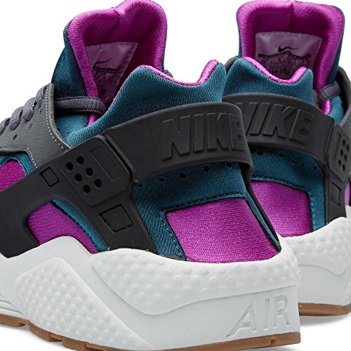 Nike Air Huarache Run Women's Running Shoes Dark Grey/Teal 634835-016 (6.5 B(M) US)