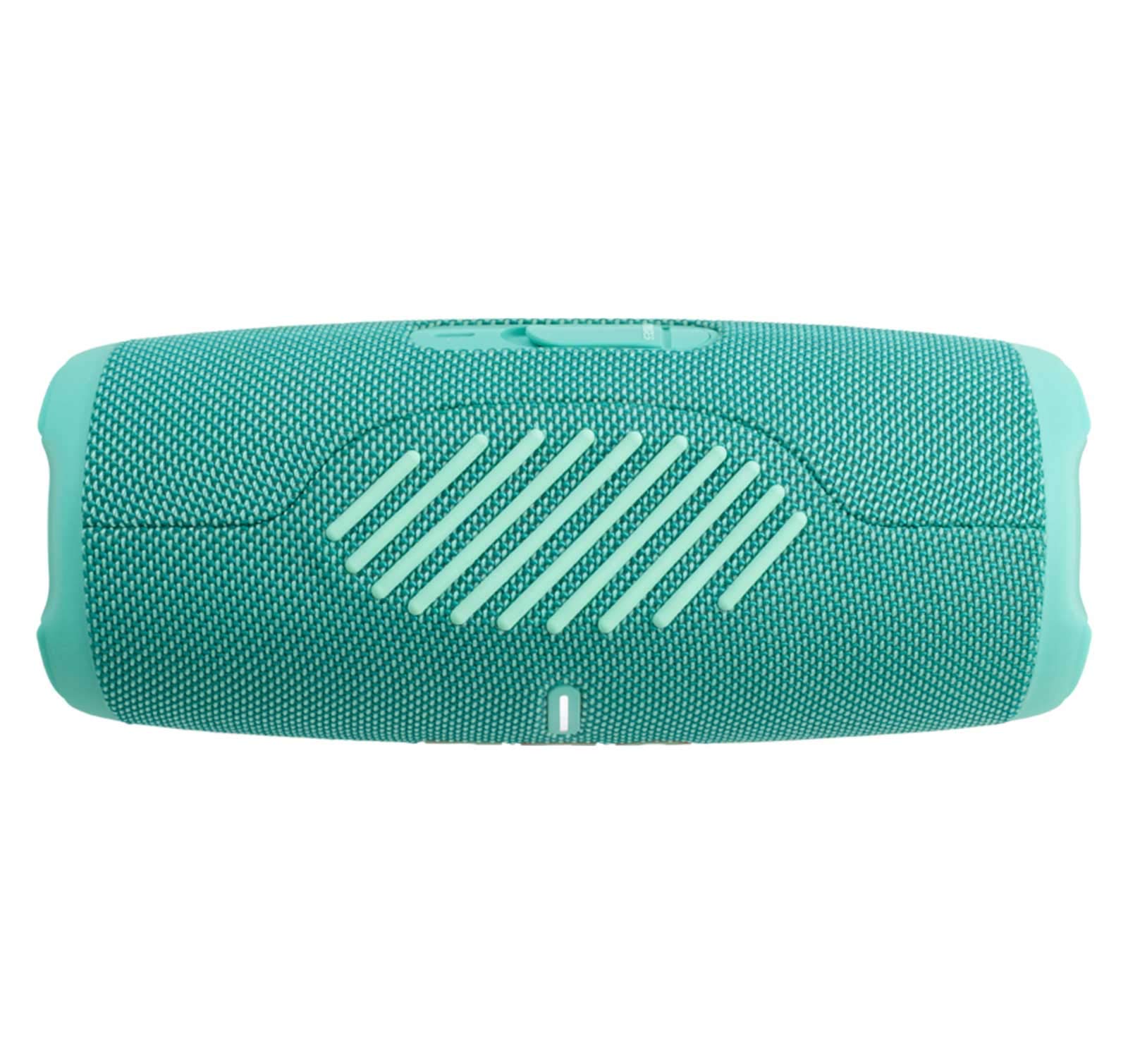 JBL Charge 5 Portable Waterproof Wireless Bluetooth Speaker Bundle with divvi! Protective Hardshell Case - Teal