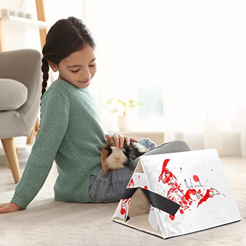 Y-DSIWX Guinea Pig House Bed, Rabbit Large Hideout, Small Animals Nest Hamster Cage Habitats Skull