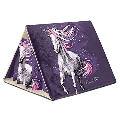 Y-DSIWX Guinea Pig Hideout Cozy Hamster House Cave for Bunny Chinchilla Hedgehog Small Animal Magical Mordern Unicorn Horse