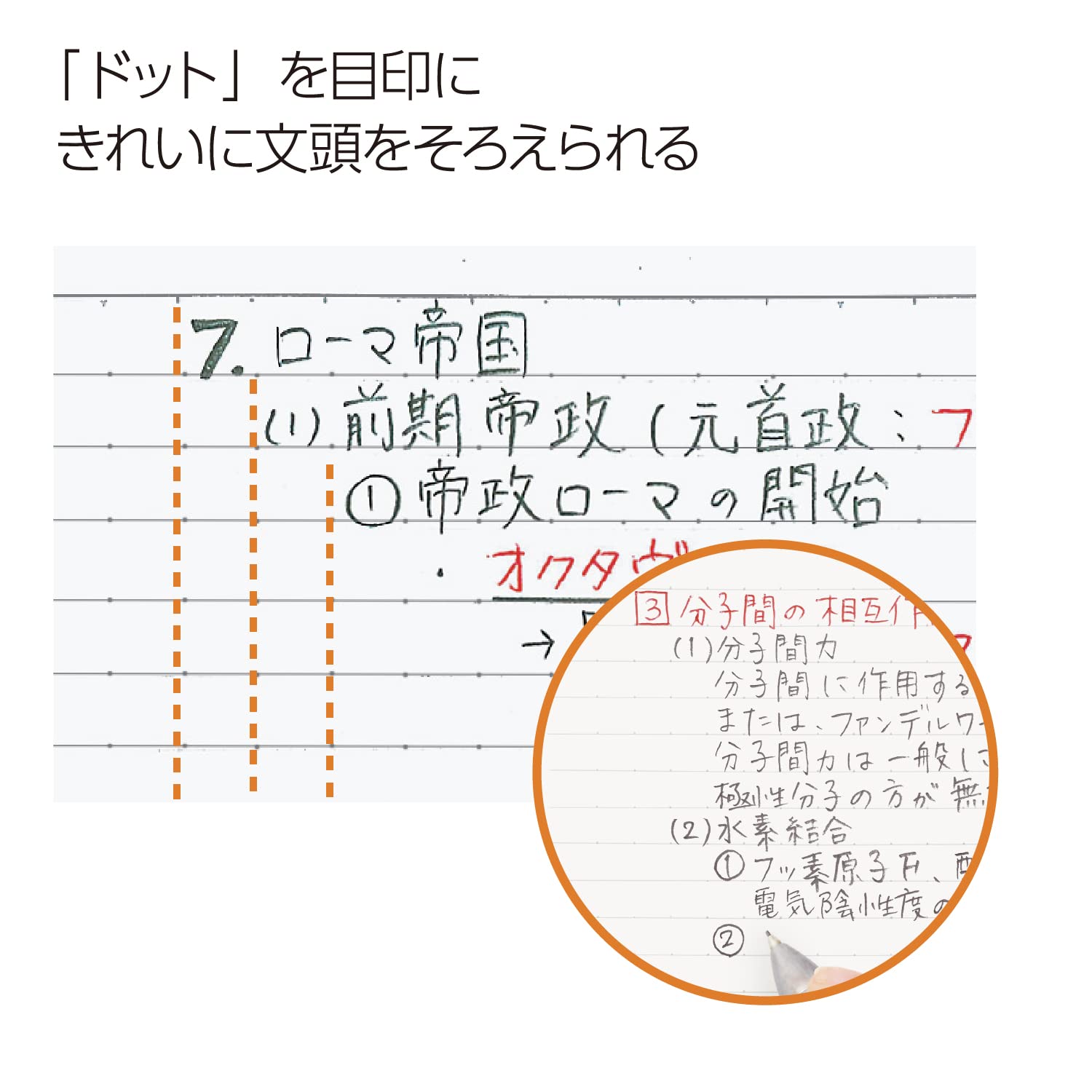 Kokuyo Campus Twin Ring Notebook - Semi B5 - Dotted 6 mm Rule - 40 Sheets