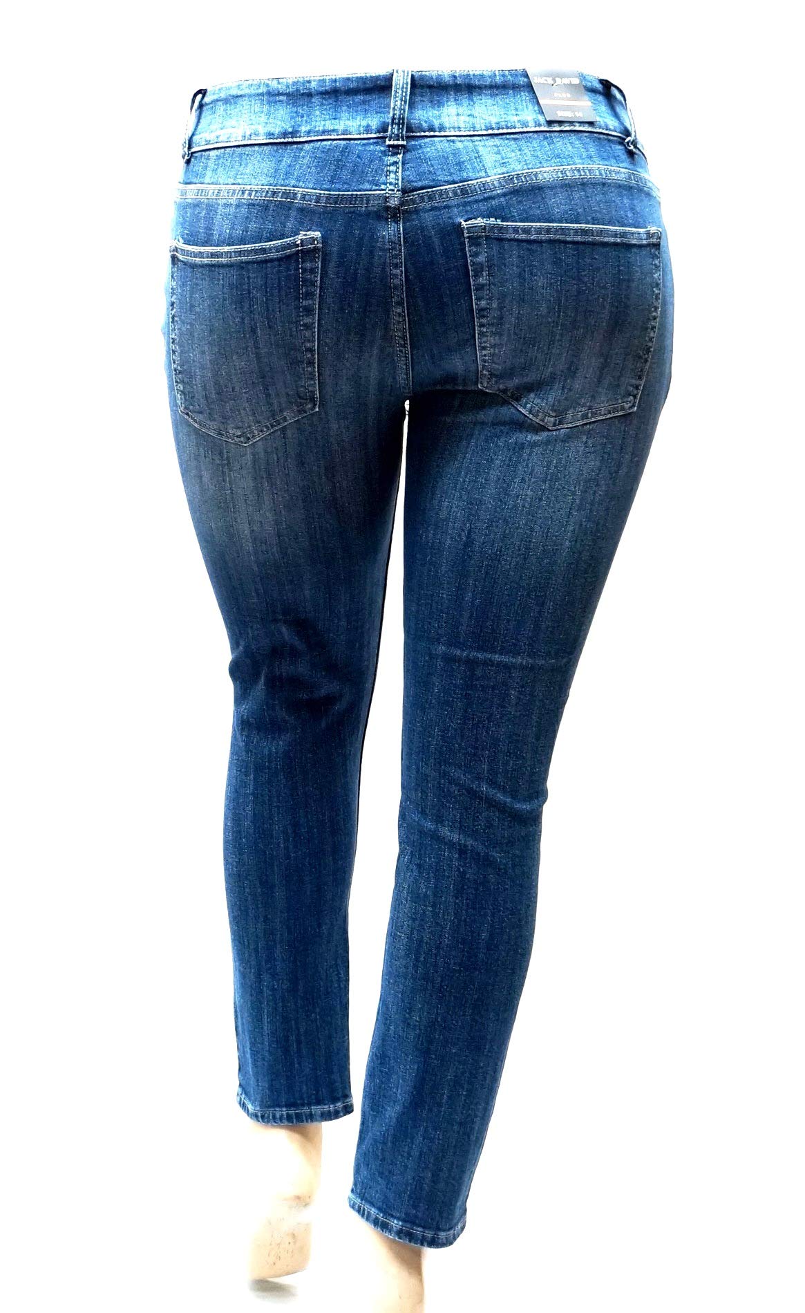 KUNMI Jack David ALLABREVE Gboomo 1826 WallFlower Plus Size Astylish Distressed Ripped Lee Blue Skinny Jeans Lildy vanberfia…