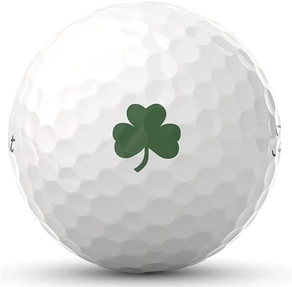 Titleist Pro V1 Shamrock Golf Balls [6 Pack] White