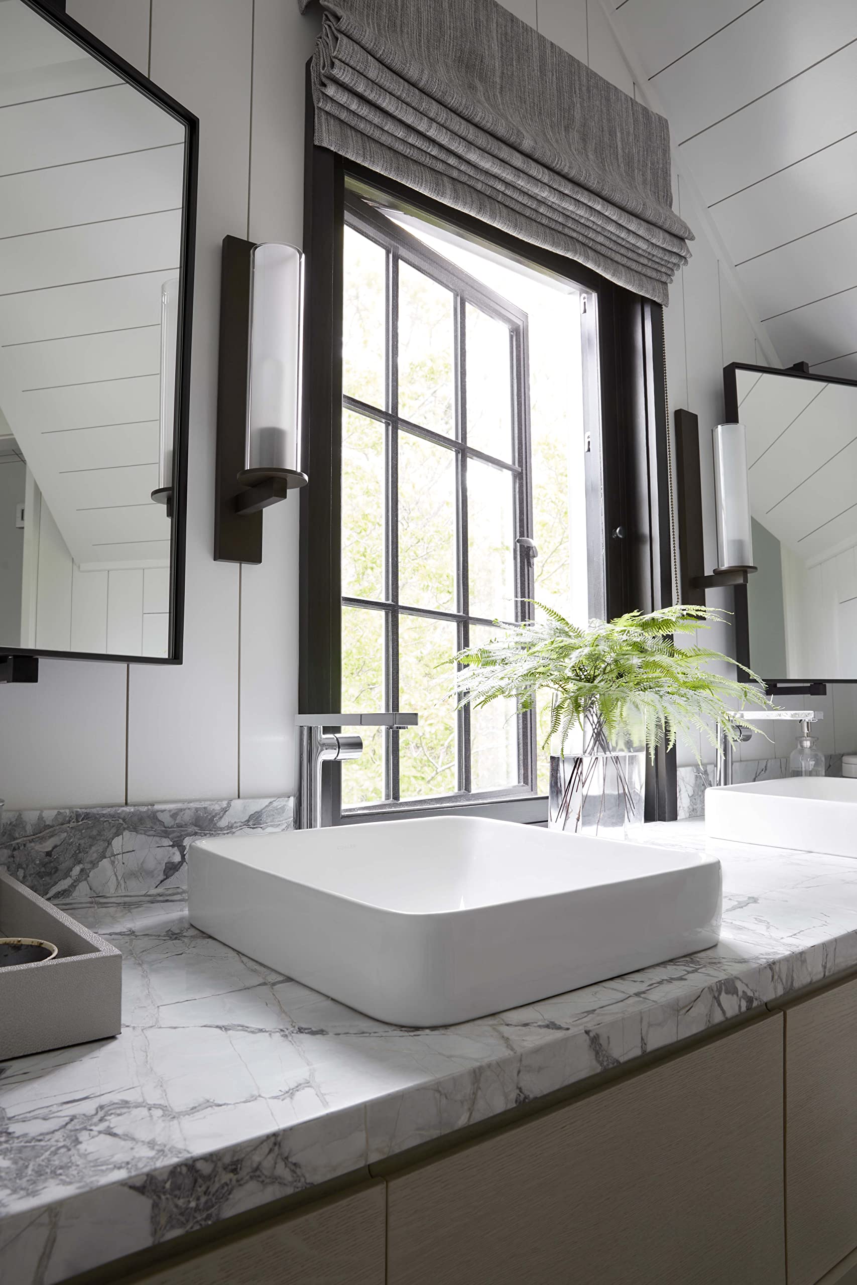 KOHLER 2661-0 Vox Vessel Bathroom Sink, vitreous China, 16-1/4" W x 16-1/4" L, White
