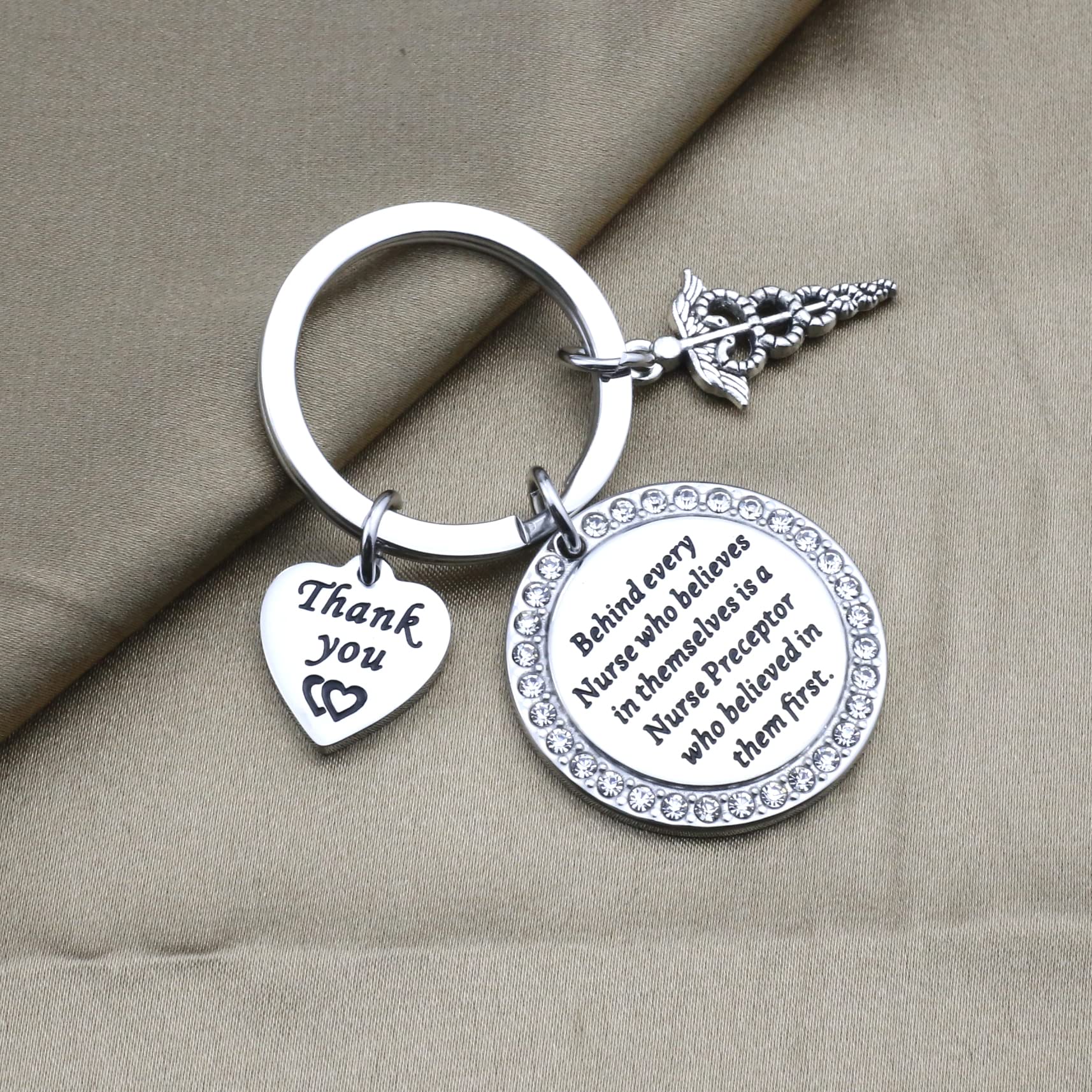 Nurse Preceptor Keychain Nurse Preceptor Jewelry Nurse Preceptor Appreciation Gift Nurse Preceptor Retirement Gift (Nurse Preceptor KS), 1.18